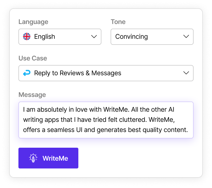 Headline/Tagline Generator – Writeme.ai